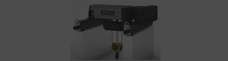 Double girder wire rope hoist - STEIN Cranes systems