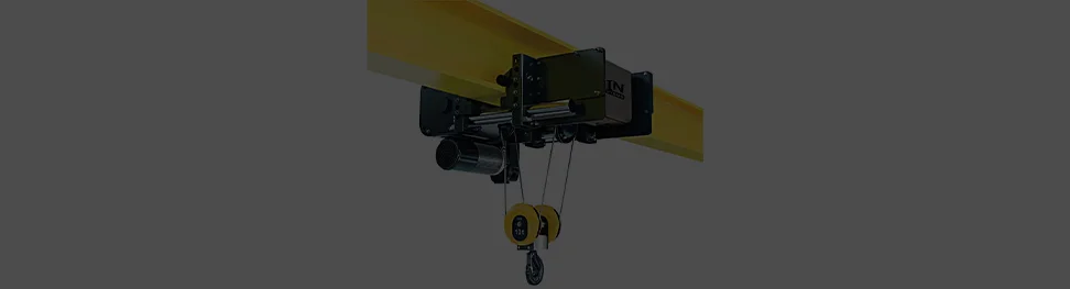 Single girder wire rope hoist - STEIN Cranes systems
